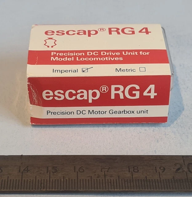 PORTESCAP ESCAP RG4 Loco Motor / Gearbox Precision DC Drive Unit ...
