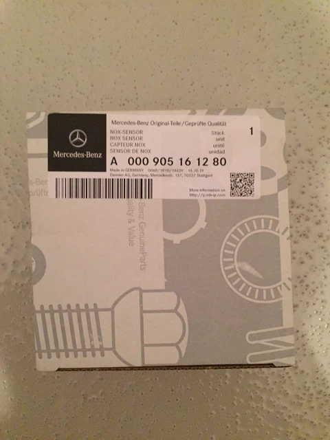NOX SENSOR A0009051612/80 Neu Mercedes Benz EUR 250,00 - PicClick FR