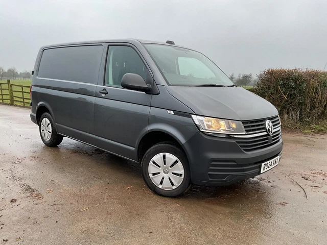 2024 VW VOLKSWAGEN TRANSPORTER T6.1 SWB 5k 2-KEYS GREY 2.0l TDi 110 BHP ...