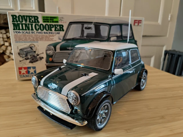 TAMIYA ROVER MINI Cooper M01 - Very rare. Rebuilt and Restored. BOXED ...