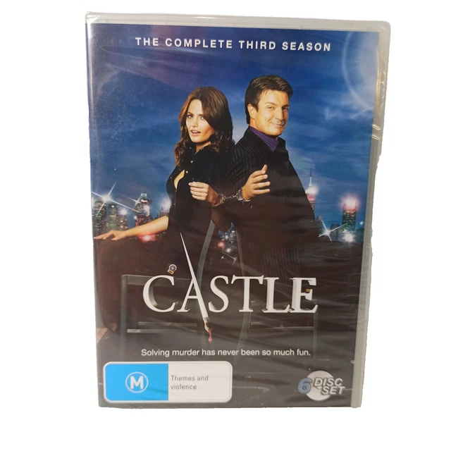 CASTLE SEASON 3 DVD Police Comedy Crime Mystery Detective Region 4 ...
