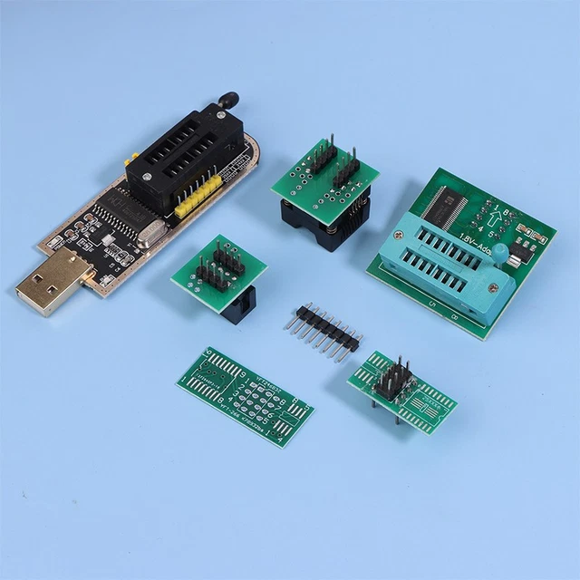 CH341B 24 25 Series EEPROM Flash BIOS USB Programmer Module SOIC8 SOP8 ...