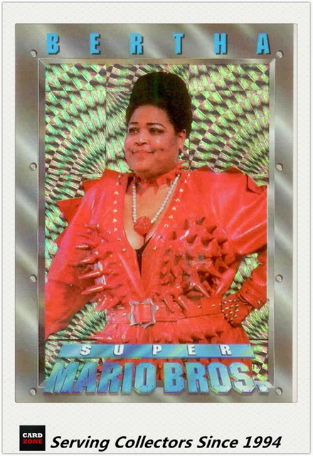 *AUSTRALIA DYNAMIC SUPER Mario Bros Trading Cards Prism Card P4 Bertha ...