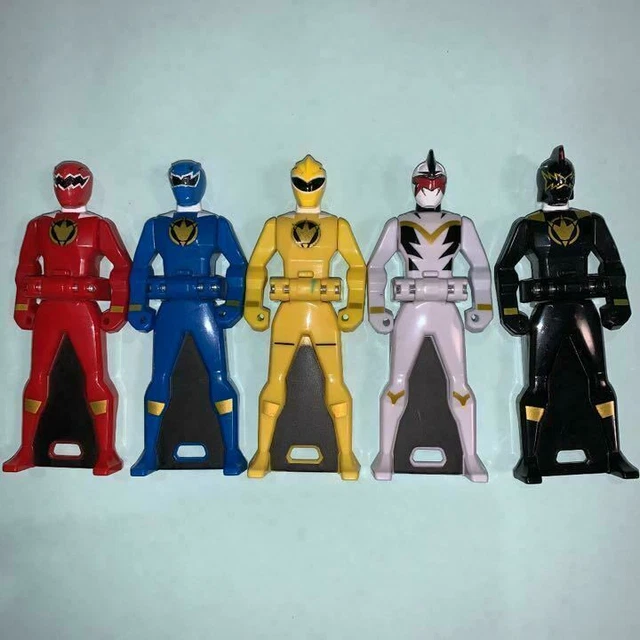 POWER RANGERS SUPER Megaforce Gokaiger DX Abaranger Ranger Key Set de 5 ...