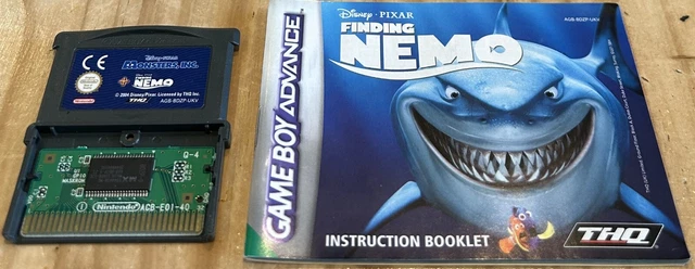 DISNEY PIXAR - Monsters Inc + Finding Nemo - Nintendo GBA Game ...