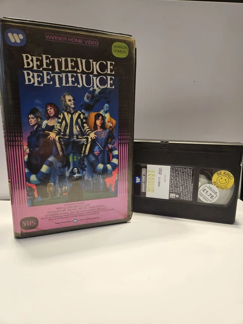 BEETLEJUICE BEETLEJUICE vhs (prop) £20.00 - PicClick UK