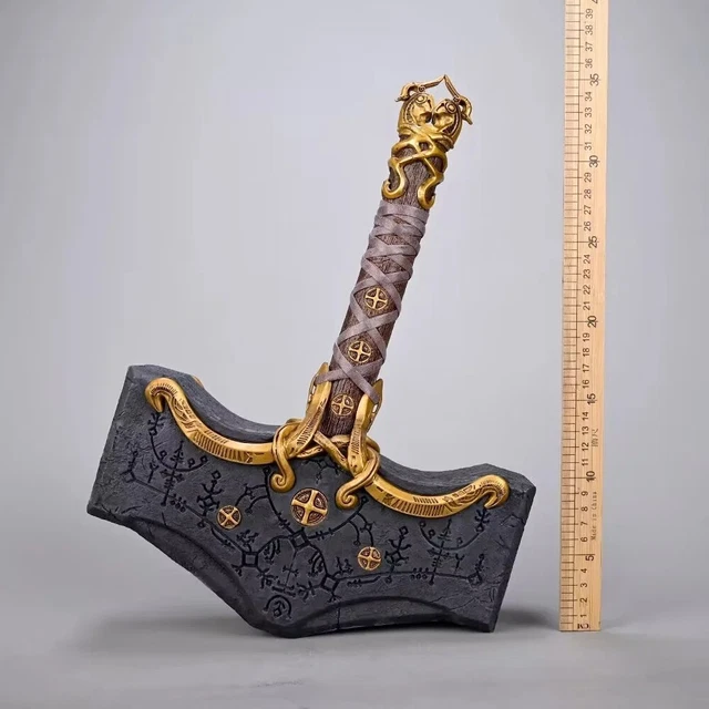 GOD OF WAR Ragnarok Edition Mjolnir Hammer Replica Thor Box New ...