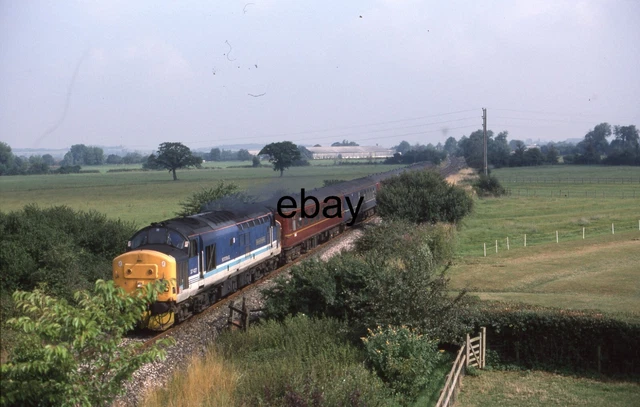 35MM RAILWAY SLIDE- Diesel Electric Loco Class 37. 37427 @ Marston ...