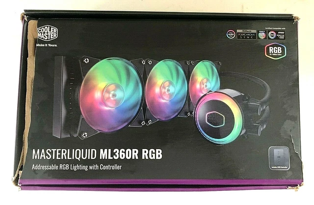 COOLER MASTER MASTERLIQUID ML360R ARGB AIO Liquid Cooler MLXD36MA20PCR1 EUR 55,42 - PicClick FR