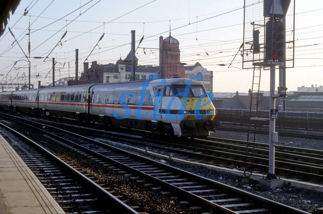 BRITISH RAILWAYS ECML Electric Locomotive Dvt Newcastle 1991 Original ...