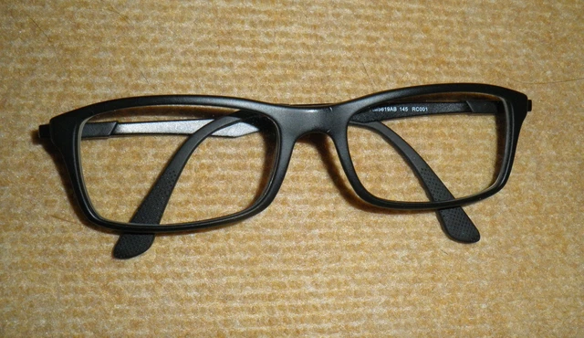 RAY-BAN BRILLENGESTELL BRILLENFASSUNG Schwarz Matt Gr.56 RAM5619AB 145 ...