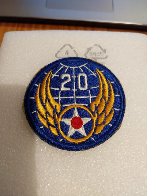 PATCH ARMEE US 20th US ARMY AIR FORCE ww2 original EUR 10,00 - PicClick FR