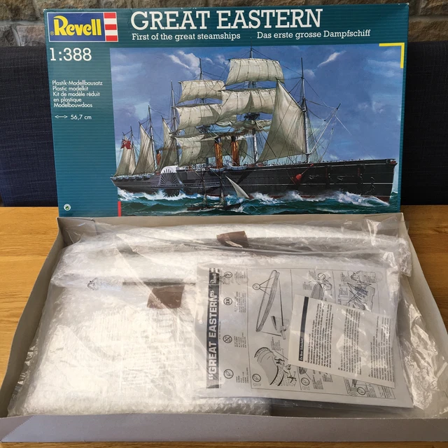 RARE REVELL GREAT Eastern Model Kit (05201) 1:388 First of the Great ...