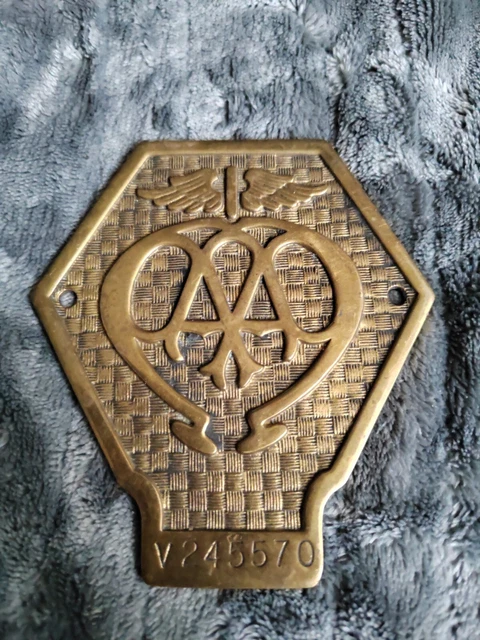 VINTAGE CAR BADGE WW2 Pattern AA Industrial commercial vehicle Section ...