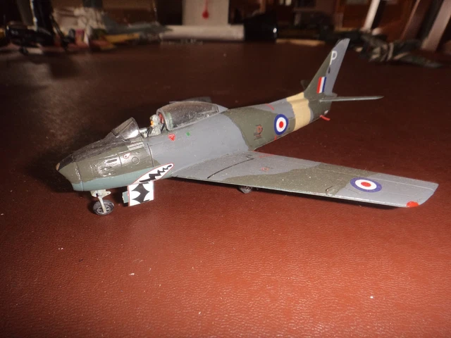 AIRFIX / MATCHBOX model aircraft built RAF North American F86 Sabre 1/ ...