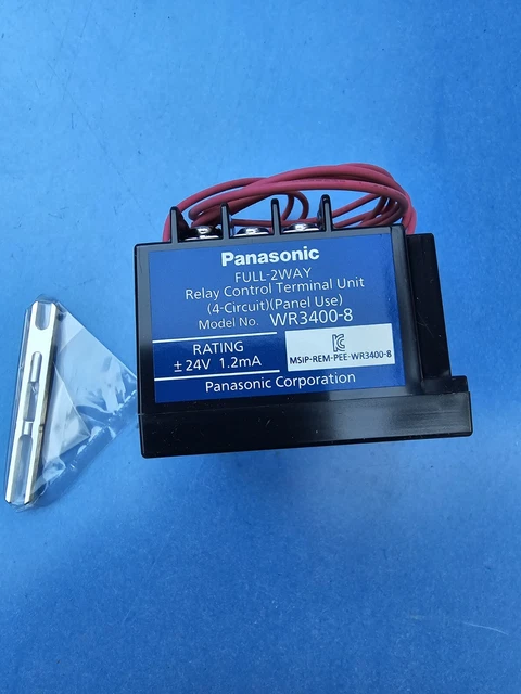 PANASONIC WR 3400-8 WR340-8 Full-2way Relay Control Terminal Unit $75. ...
