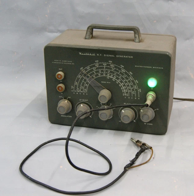 HEATHKIT RF SIGNAL Generator SG-8 - UNTESTED, power on, SH6171 $49.95 ...