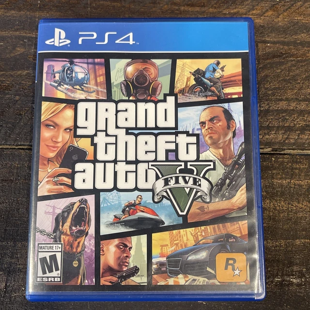 GRAND THEFT AUTO V GTA 5 Five PlayStation 4 PS4 EUR 16,69 - PicClick FR
