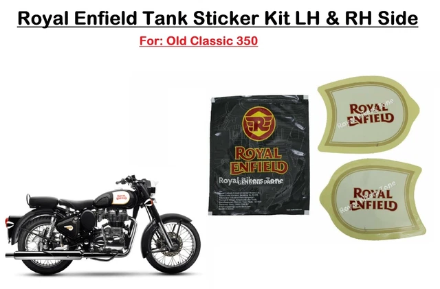 ROYAL ENFIELD OLD Classic 350 "Tank Sticker Kit" LHS & RHS £17.86 ...