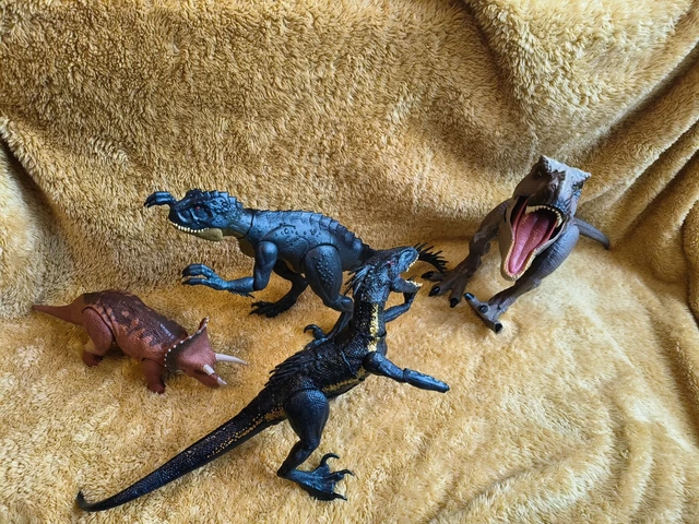 JURASSIC WORLD DINOSAUR Toys Moving Talking Indoraptor Scorpius Rex T ...