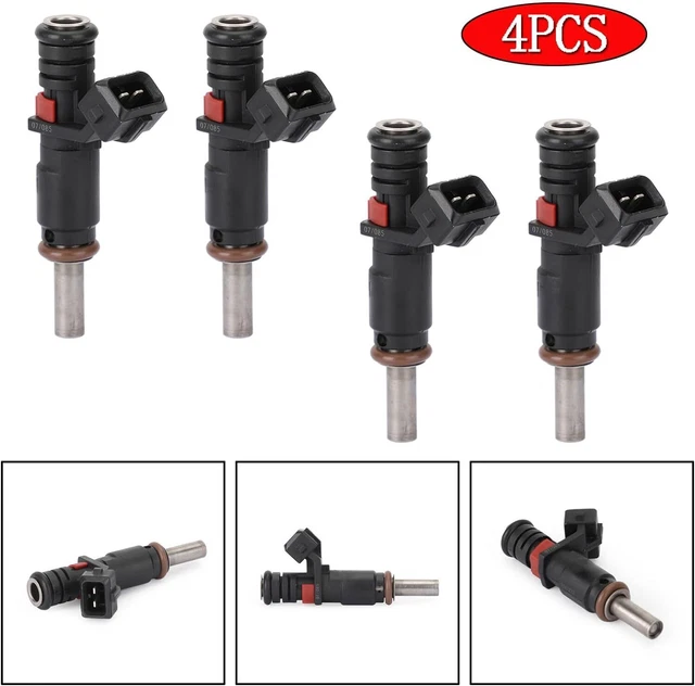 4X FUEL INJECTOR 13537561277 for BMW E81 E87 116i 120i E90 E84 316i ...