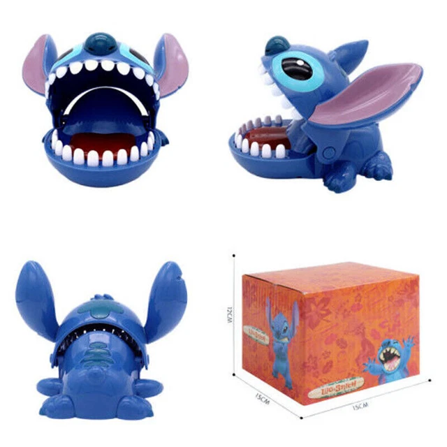 LILO AND STITCH Big Mouth Bite Finger Game Figure Tricky Prank Toy Kid ...