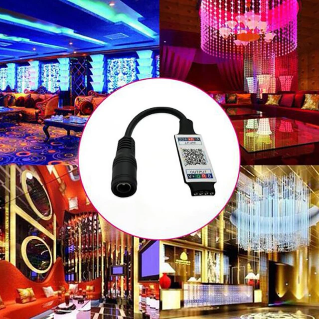 LED BLUETOOTH RGB Controler Wireless Controller 5-24V 6A For RGB 3528 ...