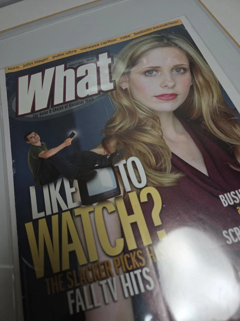 WHAT MAGAZINE VOLUME 16 Issue 5 2002 Sarah Michelle Gellar Buffy Cover ...