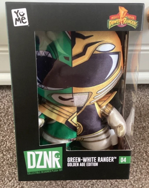 POWER RANGERS DZNR Golden Age Edition Green/White Ranger 17cm Soft ...