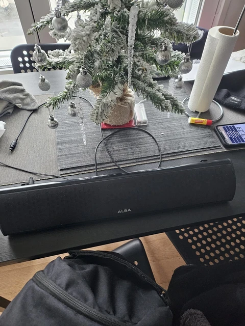 ALBA 2-CHANNEL 30W Screen Sound Bar - Black £15.00 - PicClick UK