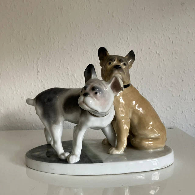 ANTIQUE KARL ENS French Bulldogs 1900s £70.00 - PicClick UK