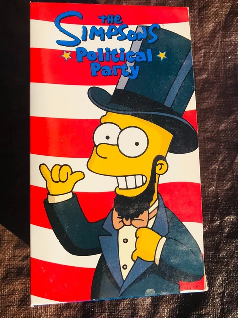 THE SIMPSONS POLITICAL Party Box Set (VHS, 2000, 3-Tape Set) £13.92 ...