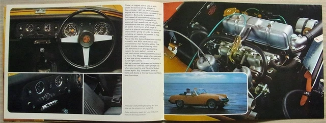 MG MIDGET CAR Sales Brochure Sept 1976 #3088/C £14.99 - PicClick UK