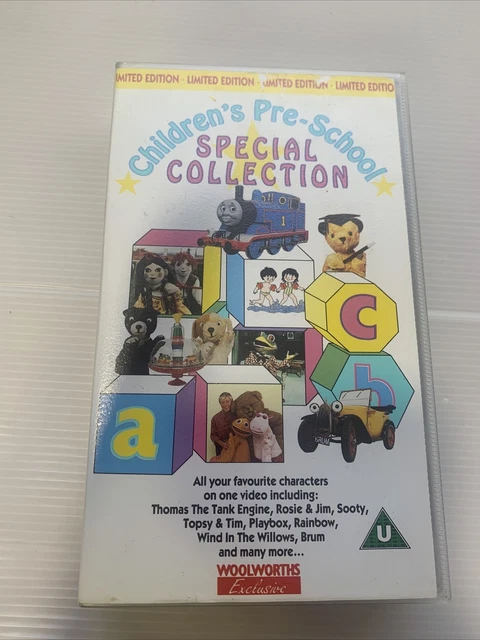 WOOLWORTHS VHS CHILDREN’S Pre School Favourites - Sooty - Brum - Thomas ...