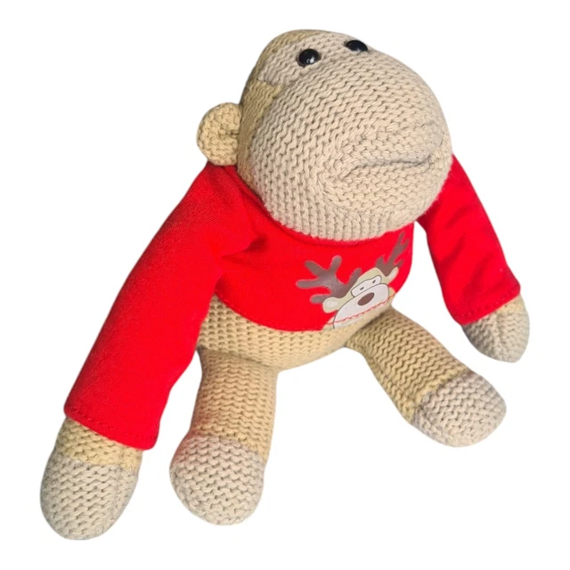 PG TIPS MONKEY Plush Toy 4" – Xmas Reindeer Jumper – Vintage ...