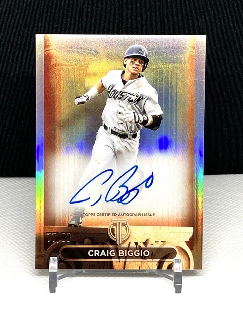 2024 TOPPS TRIBUTE Craig Biggio Pillars of the Game On-card Auto 77/99 ...