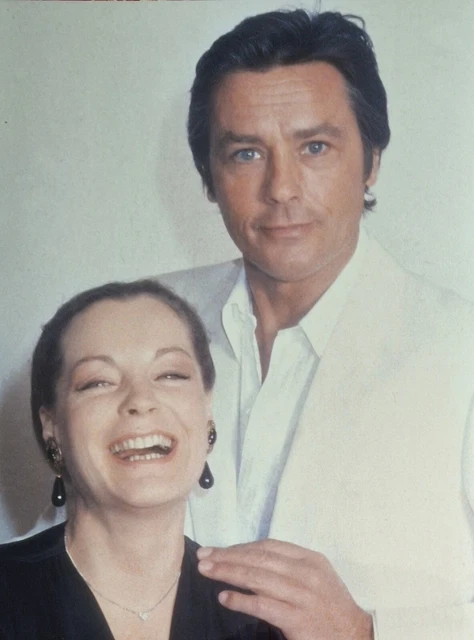 ALAIN DELON ROMY schneider photo 18x24 cm (Christine, la piscine ...