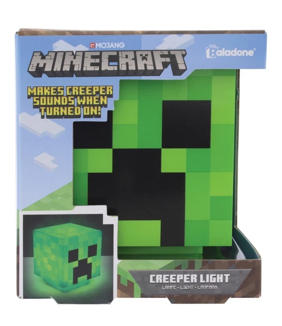 MINECRAFT CREEPER LIGHT - Mojang x Paladone - Bedside Light - Makes ...