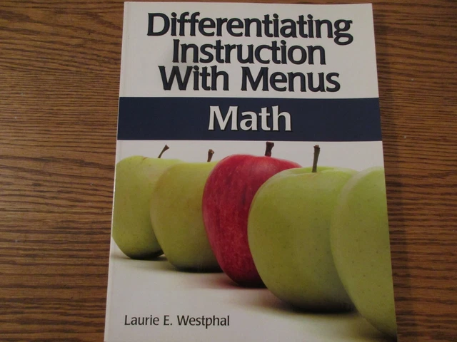 DIFFERENTIATING INSTRUCTION WITH Menus-Math (Laurie E. Westphal) EUR 9,45 - PicClick FR