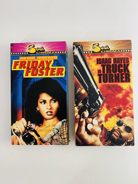 SOUL CINEMA 1970S Blaxploitation VHS Movie Lot Pam Grier Yaphet Kotto ...