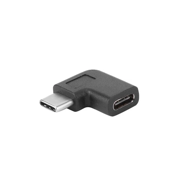 90 DEGREE ANGLE USB 3.1 Type C Male to Female USB-C Converter Adapter ...