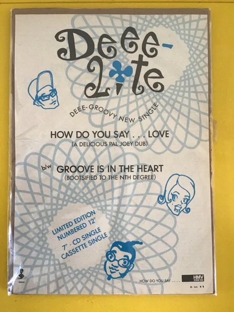 DEEE-LITE A4 ADVERTISING Poster New Single How Do You Say...love £9.99 ...