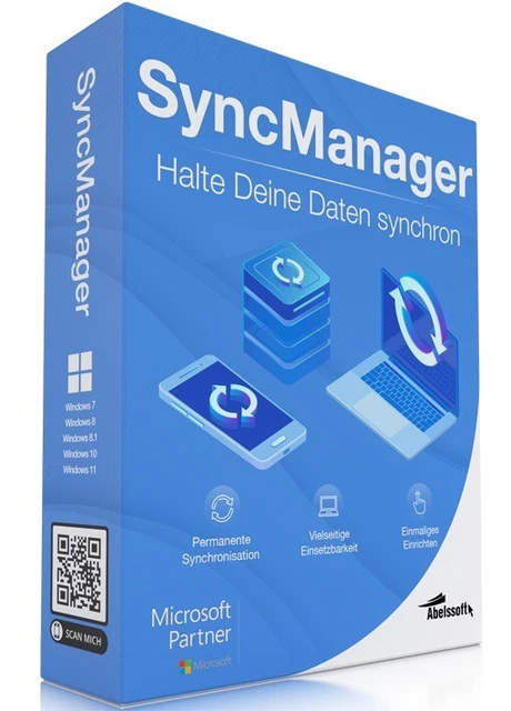 SYNCMANAGER 2024 - Abelssoft - Ordner Synchronisieren - PC Download Version EUR 24,99 - PicClick DE