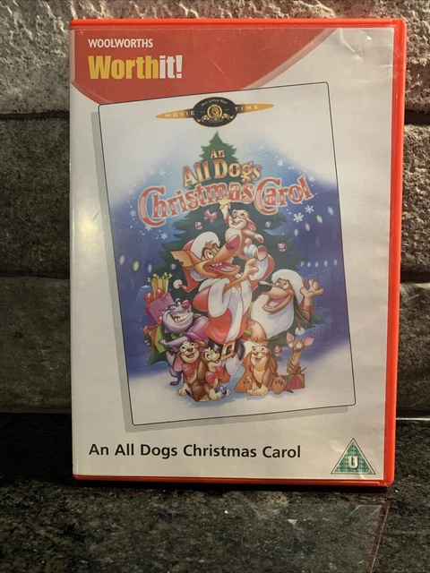 WOOLWORTHS AN ALL Dogs Christmas Carol DVD Children's & Family Movie ...