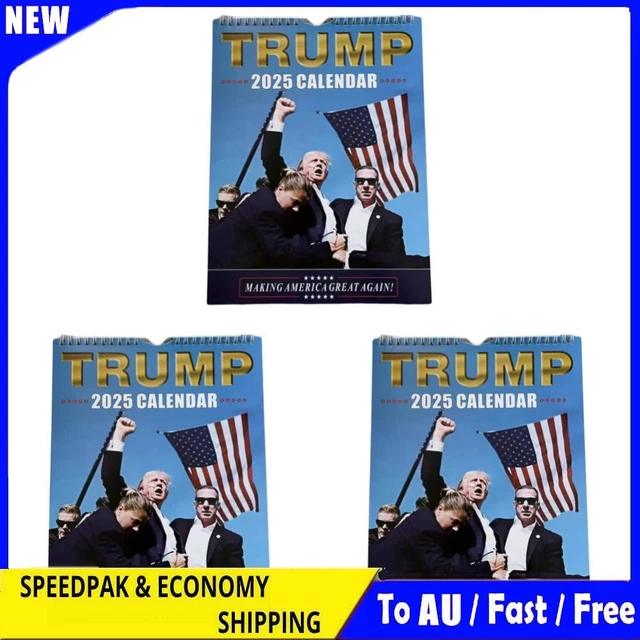 DONALD TRUMP 2025 Desk Calendar Trump 2025 Calendar Trump Shot Planning ...