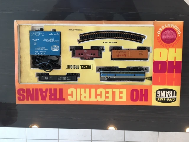 VINTAGE HO LIFE like train Set 1960’s #T480A.Original Box Extra Train ...
