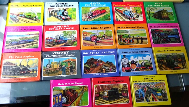 18 VINTAGE THOMAS The Tank Engine original format hardback books £13.72 ...