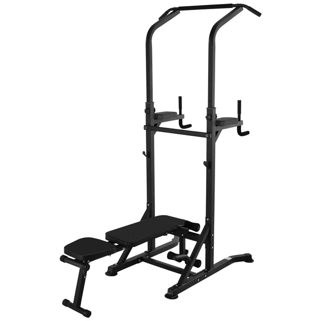 HOMCOM POWER TOWER Weight Bench Stands MultiFunction Pull-ups Home Gym ...