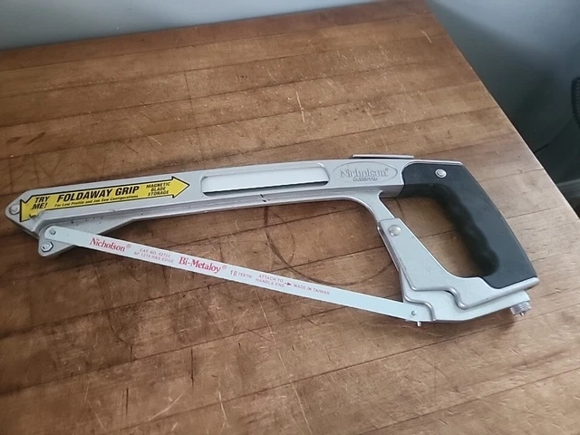 NICHOLSON 12& 4-IN-1 Pro Series Hacksaw Frame used $22.00 - PicClick