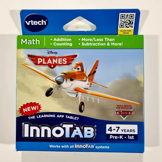 VTECH INNOTAB LEARNING Game DISNEY'S Planes New! Mathematics/Reading ...